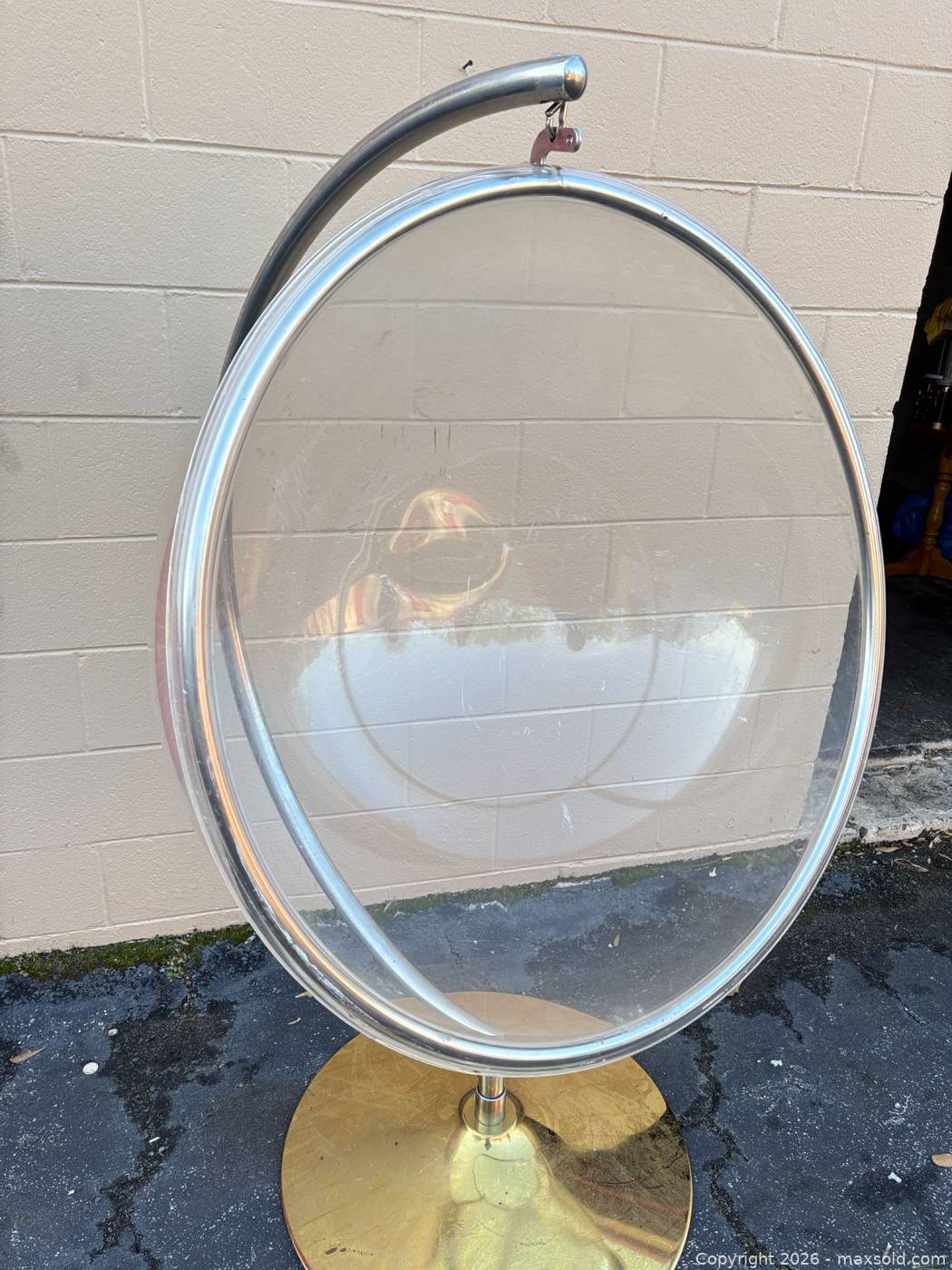 Transparent Bubble Chair With Metal Stand | Maxsold