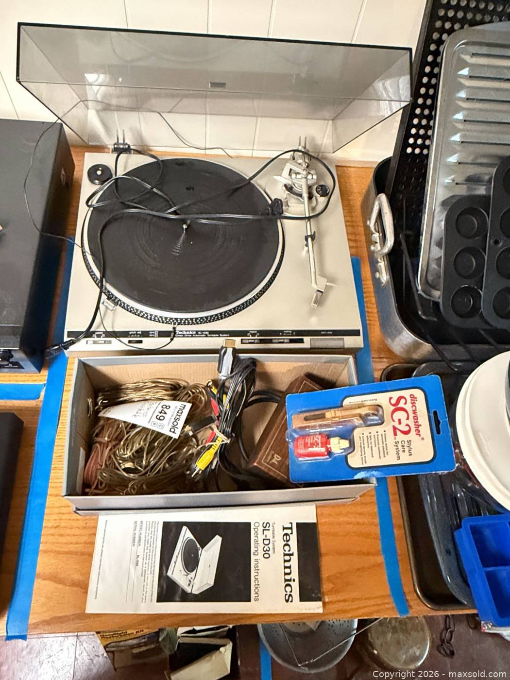 Technics SL-D30 direct drive turntable | Maxsold