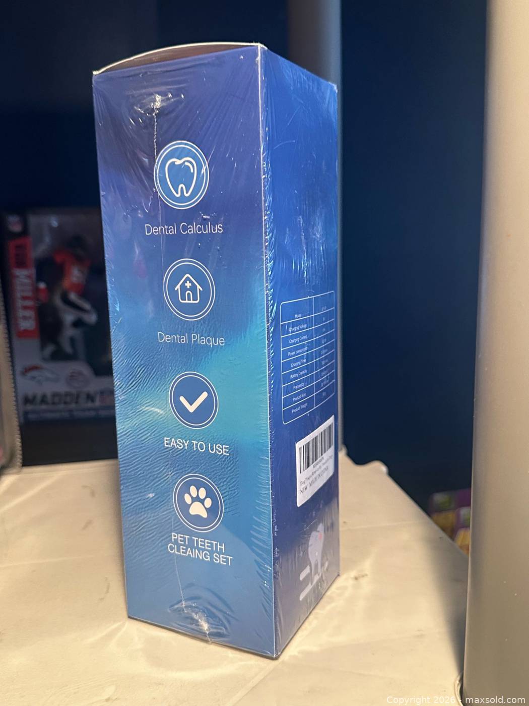 Pet ultrasonic tooth cleaner set, 5 modes, sealed | Maxsold