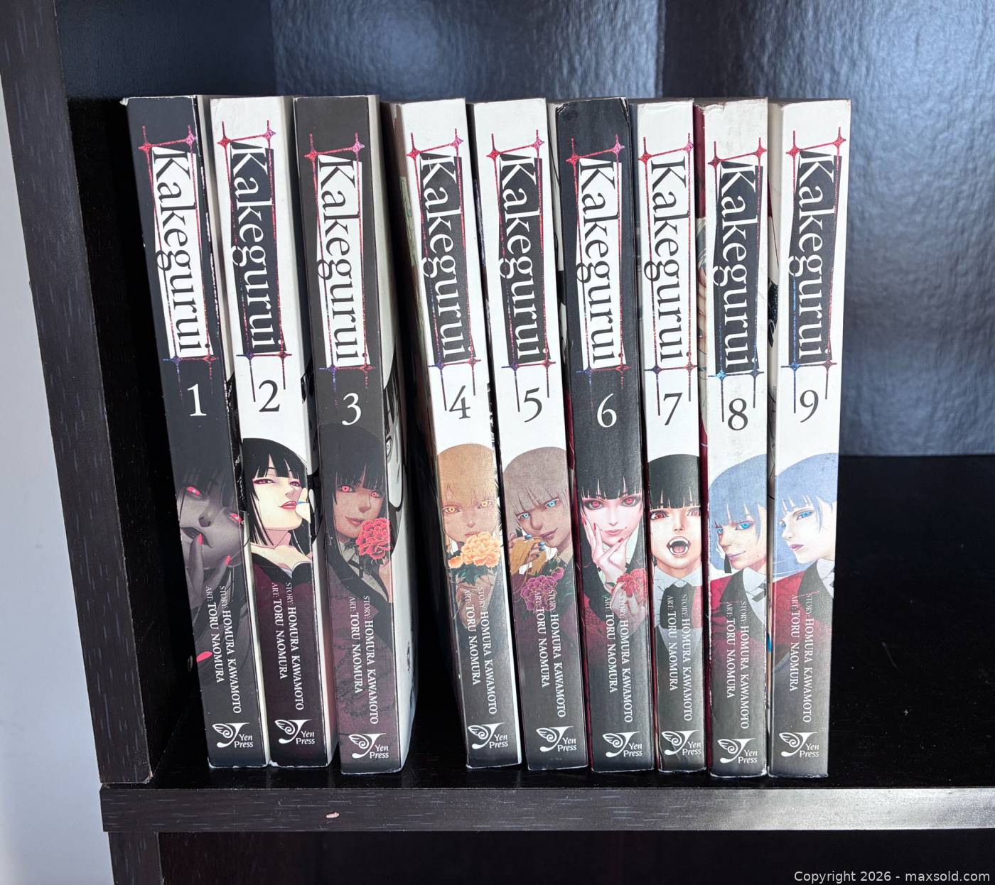 Kakegurui Vols 1–9, 9 Assorted Comic Issues | Maxsold