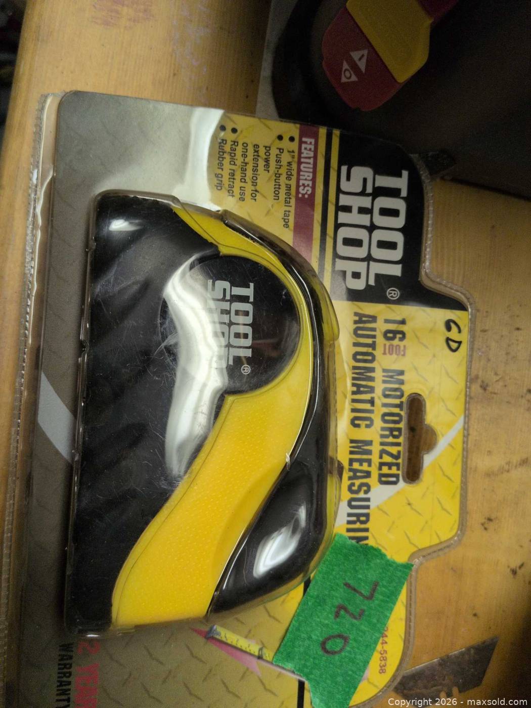 Tool Shop 16 ft & WorkForce 25 ft tape measures | Maxsold