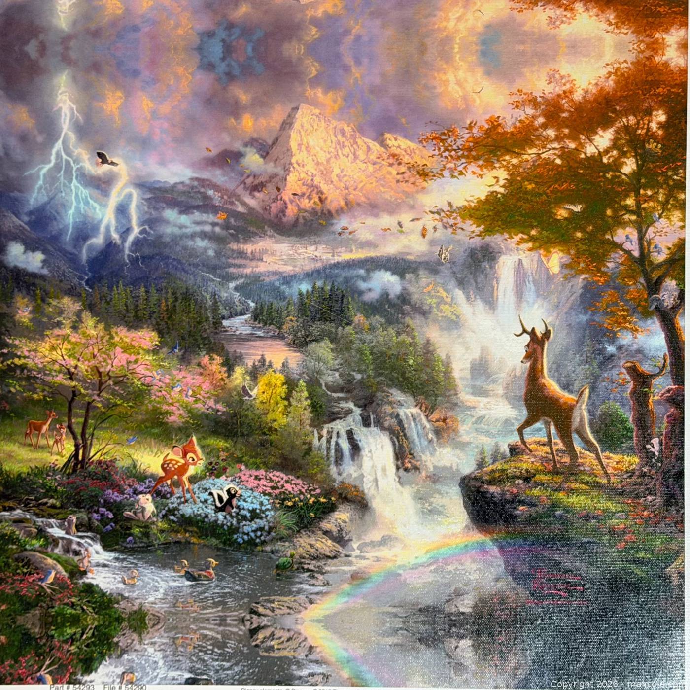 Bambi’s First Year Disney canvas print | Maxsold