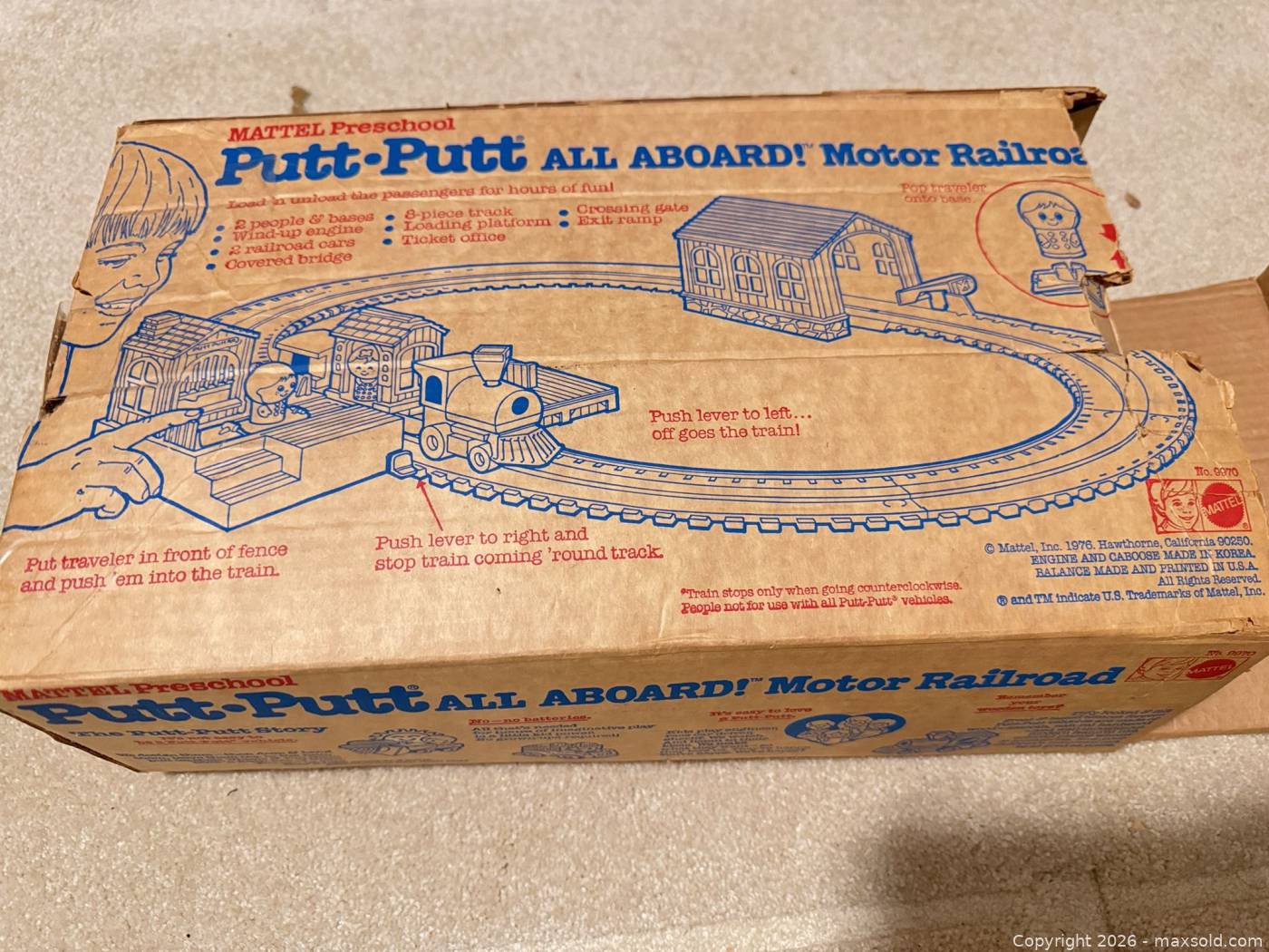 Mattel Putt-Putt All Aboard Motor Railroad Toy Train Set | Maxsold