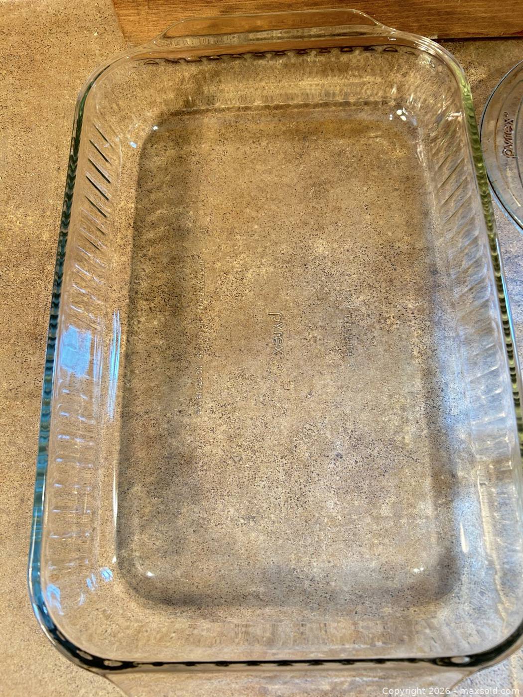 Pyrex clear glass baking dish set, 4pc | Maxsold