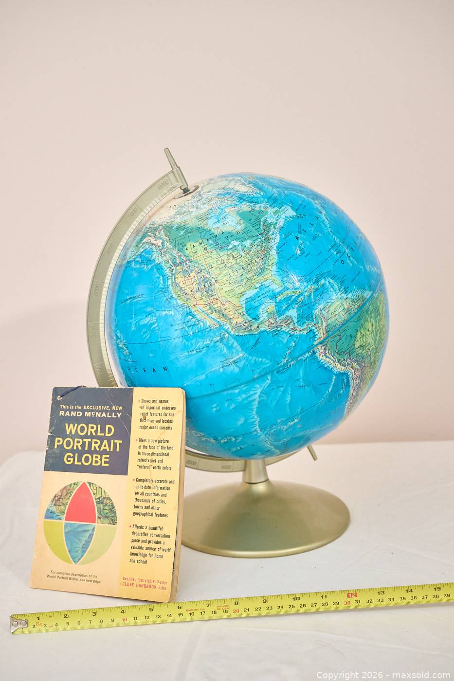 Rand McNally 12" World Portrait Globe | Maxsold