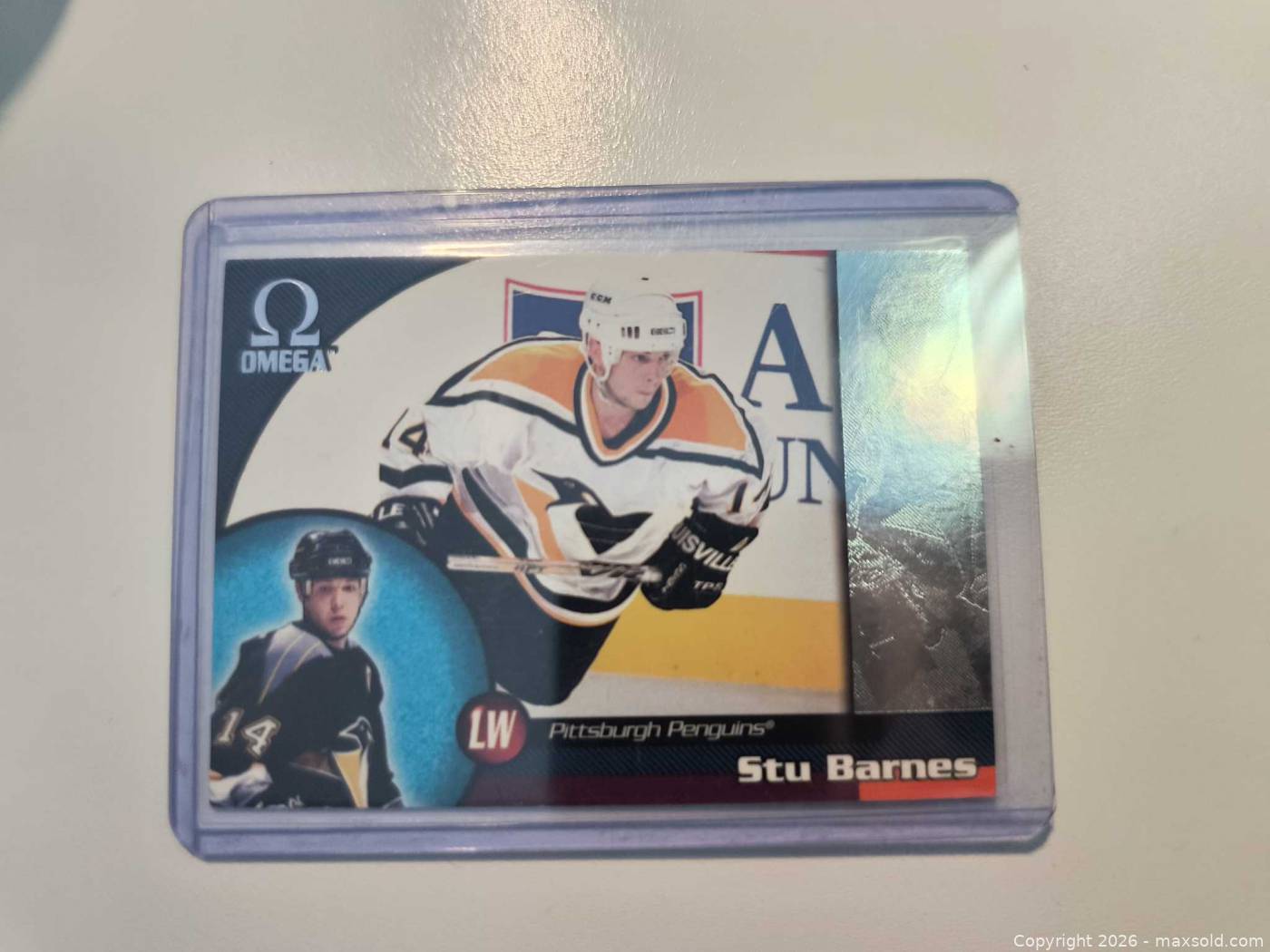 Pacific Omega Stu Barnes hockey trading card | Maxsold