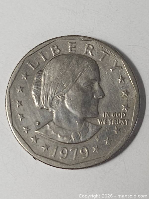 1979 Susan B. Anthony One Dollar Coin | Maxsold