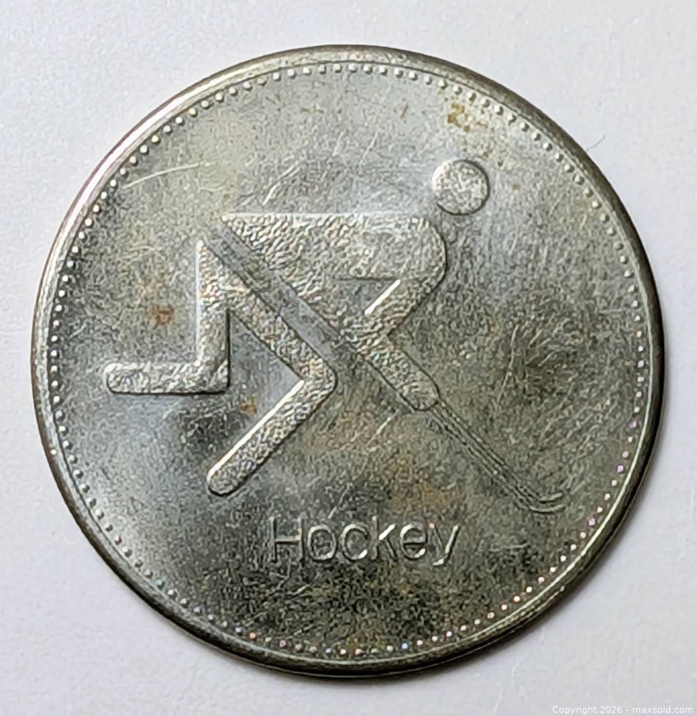 Olympic Trust of Canada hockey medallion coin | Maxsold