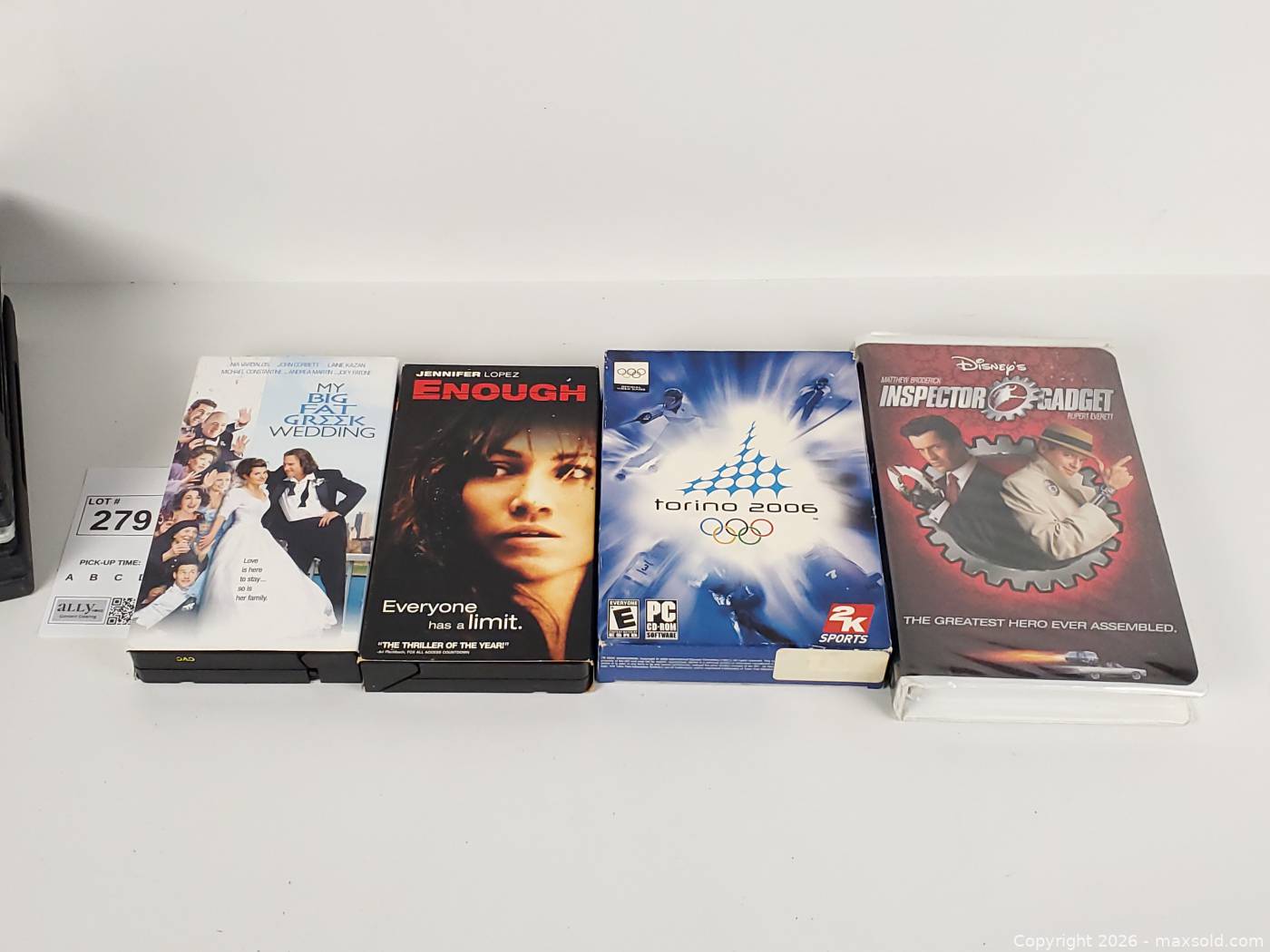 11 Movie DVDs, VHS Tapes & PC Game | Maxsold