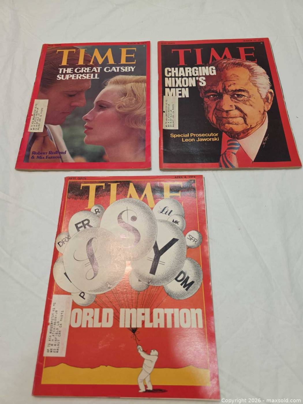 1974 Time Magazine Issues March–April, 3 | Maxsold