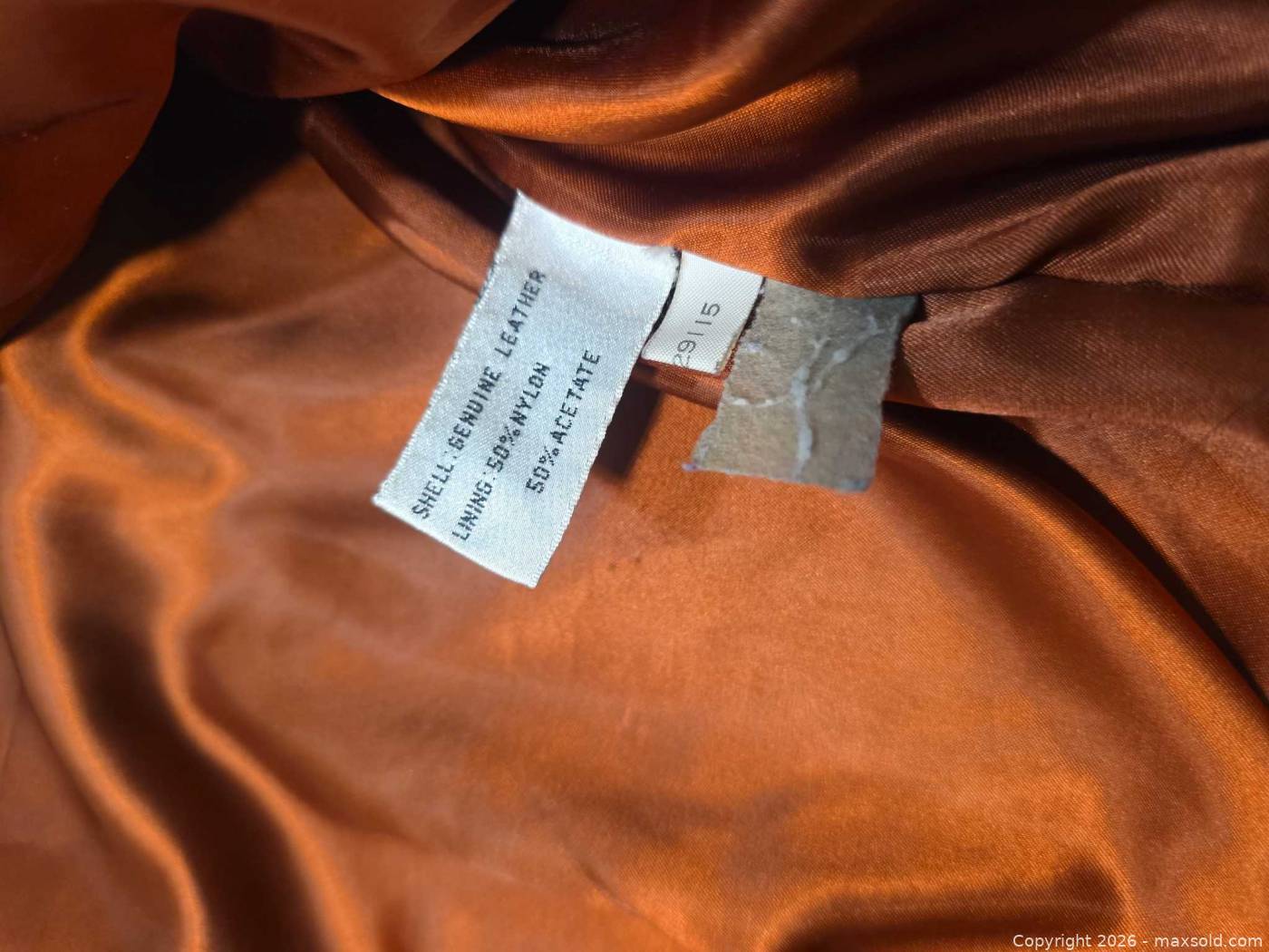 BB Dakota genuine leather bomber jacket size S | Maxsold
