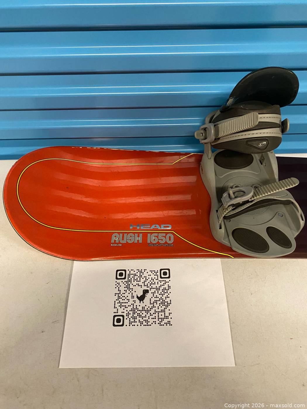 HEAD Rush 1650 Baseline Snowboard 165 cm w/ Bindings | Maxsold