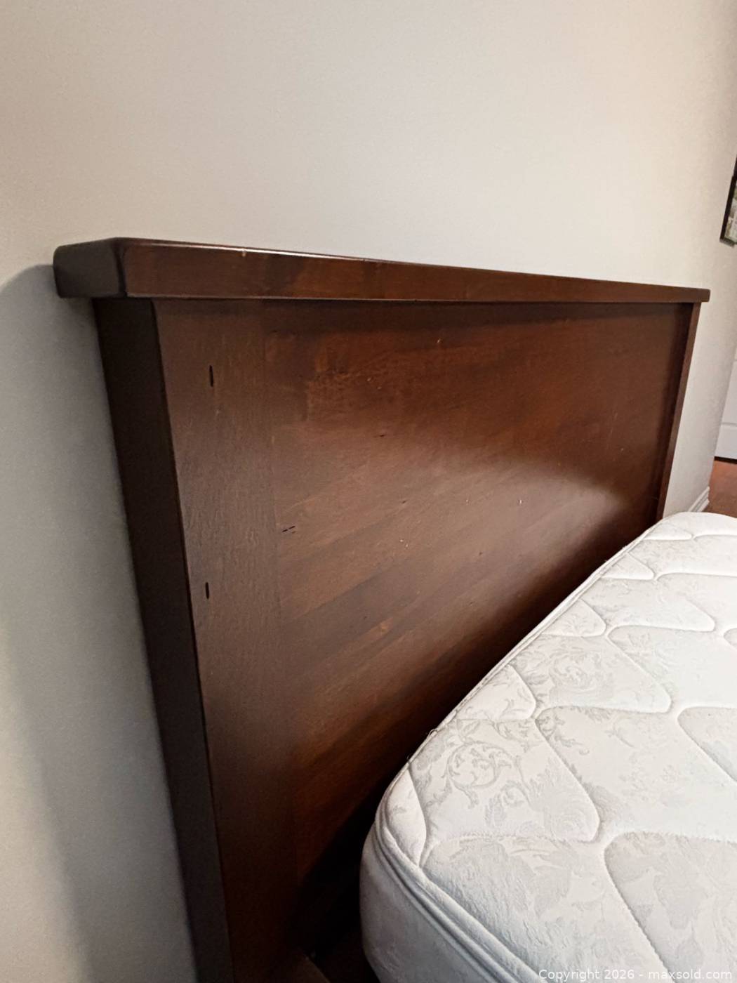 Pottery Barn Sumatra queen bed frame | Maxsold