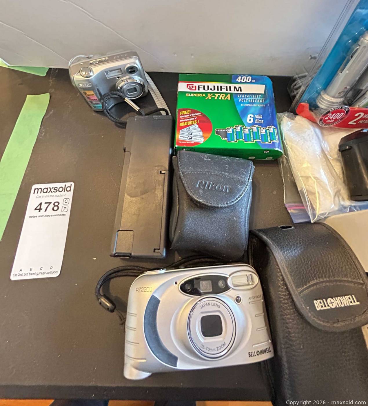 Nikon Coolpix 3200, Bell & Howell PZ2200, Kodak Ektralite 10, Orion 500 ...