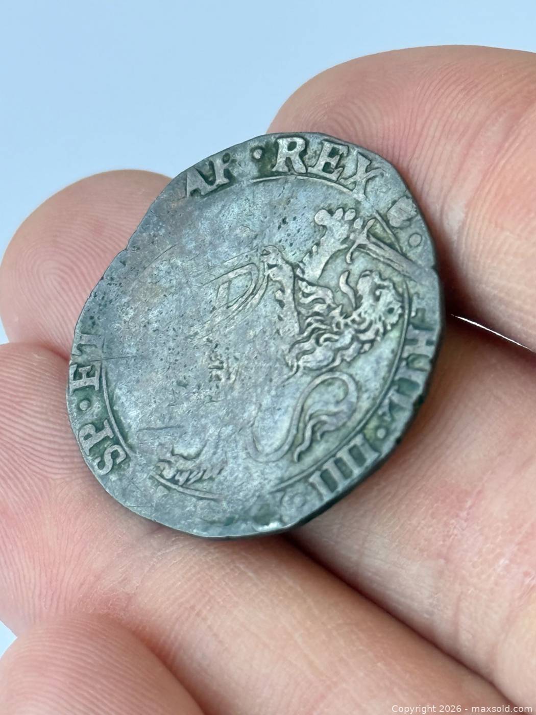 Spanish Netherlands Philip IV Silver Escalin Coin | Maxsold