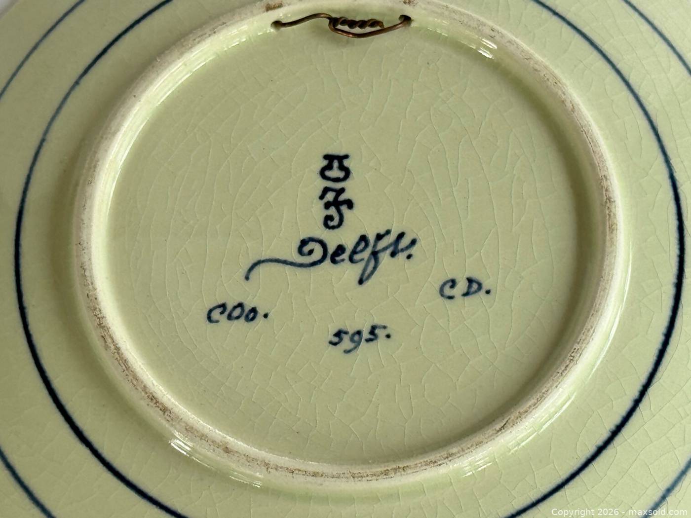 Vintage Royal Delft Hand Painted Butterfly Plates | Maxsold