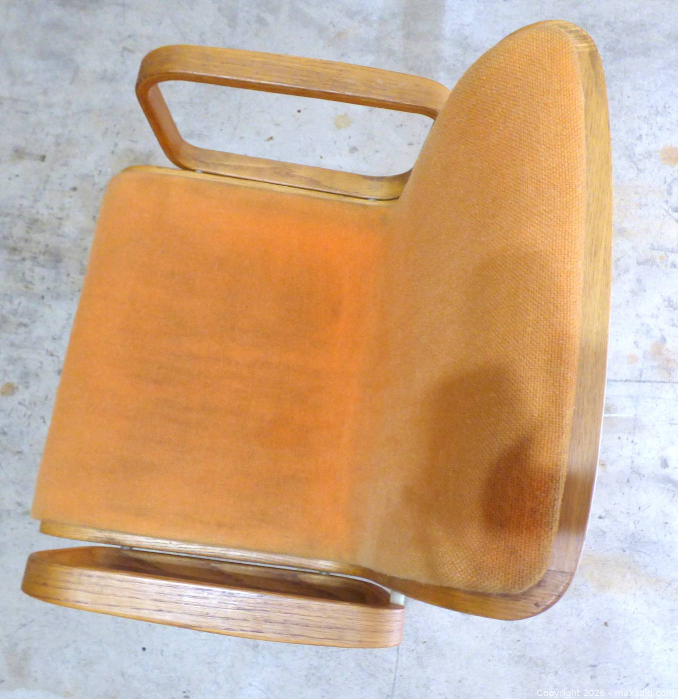 1974 Knoll Bill Stephens Bentwood Dining Arm Chair | Maxsold