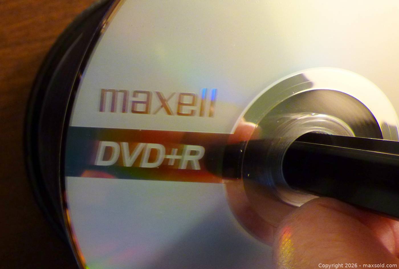 Spindles of Blank Maxell DVD+R Discs | Maxsold