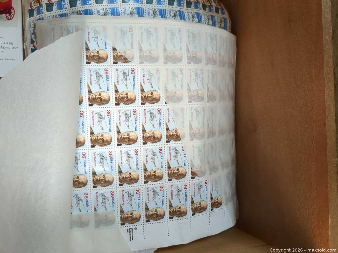 USPS postage stamp sheets | Maxsold