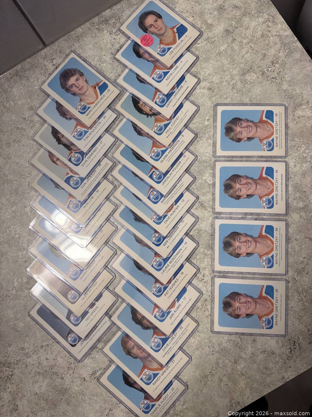 1982-83 Red Rooster Edmonton Oilers 30-card set | Maxsold