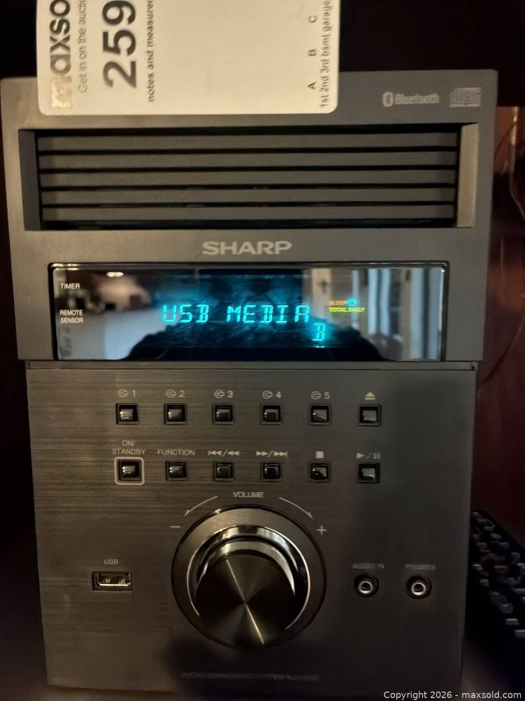 Sharp XL-BH250 Micro Component Stereo System | Maxsold