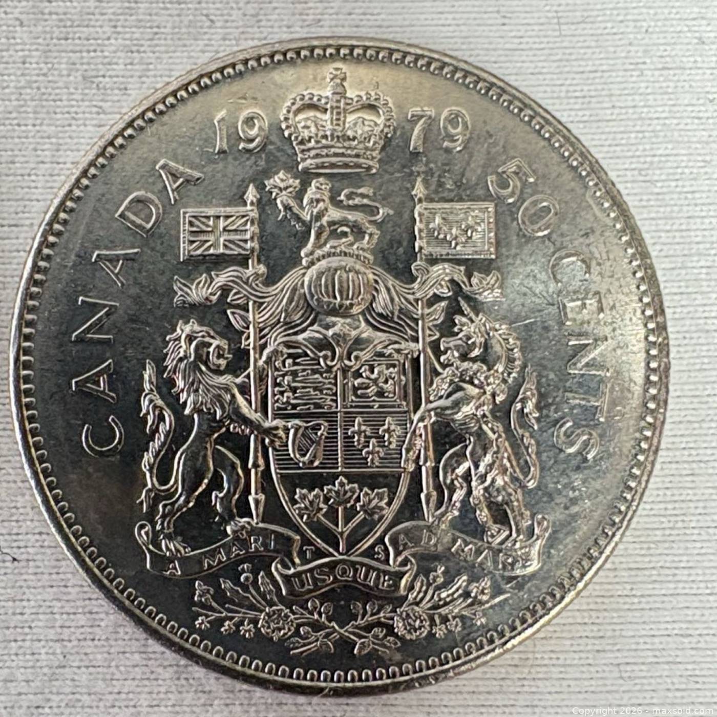 Canadian 50-Cent Coins 1969 1978 1979 | Maxsold