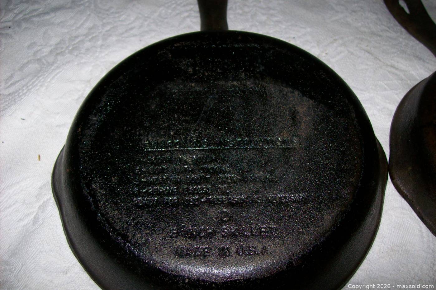 Wagner 1891 Original and National 68 Cast Iron Skillets | Maxsold
