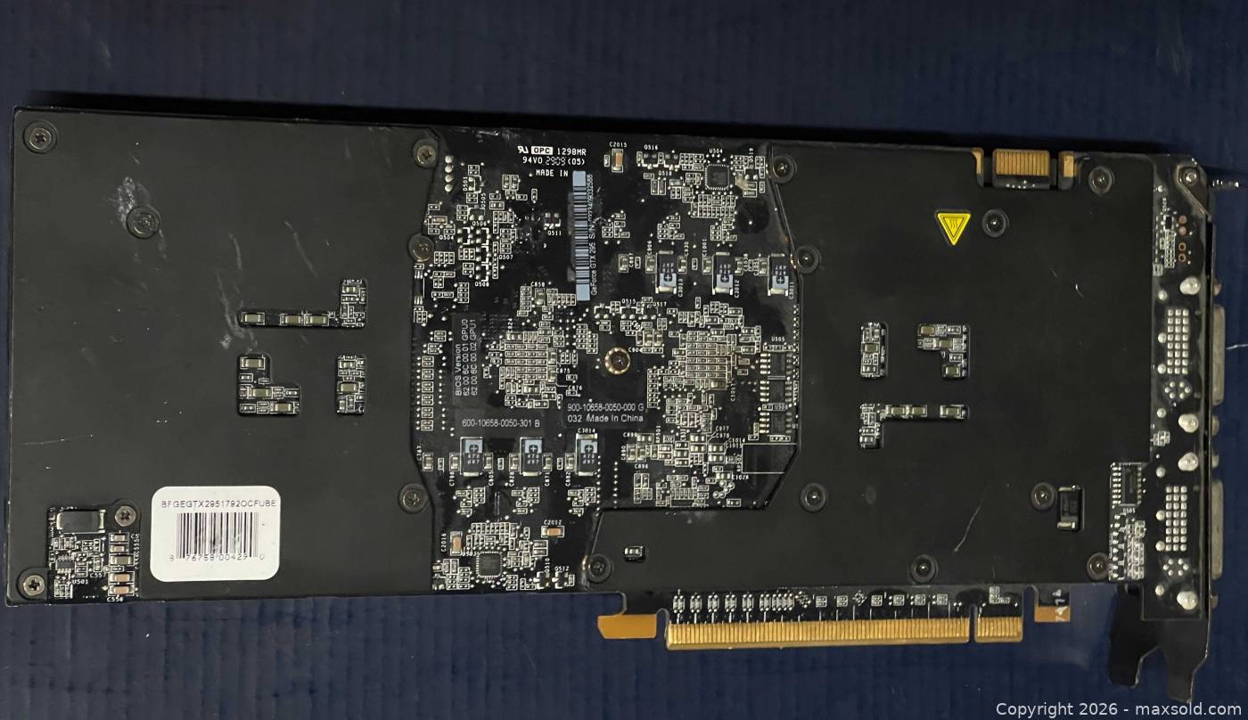 BFG Tech GeForce GTX 295 1792MB PCIe Graphics Card | Maxsold