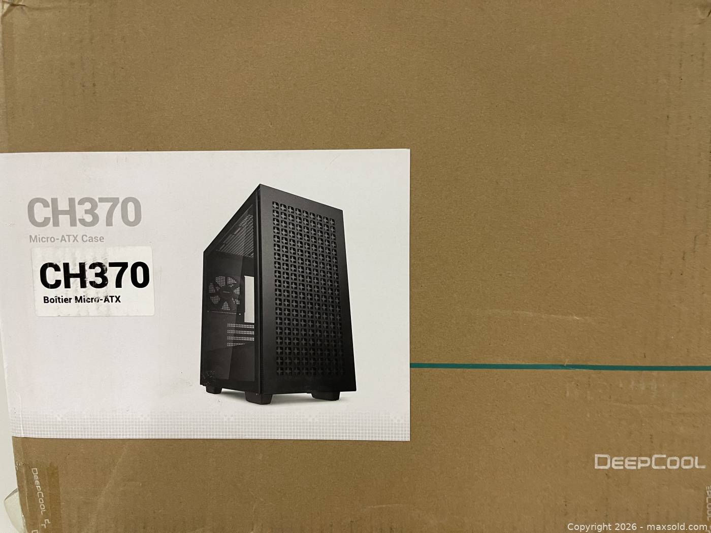 DeepCool CH370 Micro-ATX / Mini-ITX PC Case | Maxsold