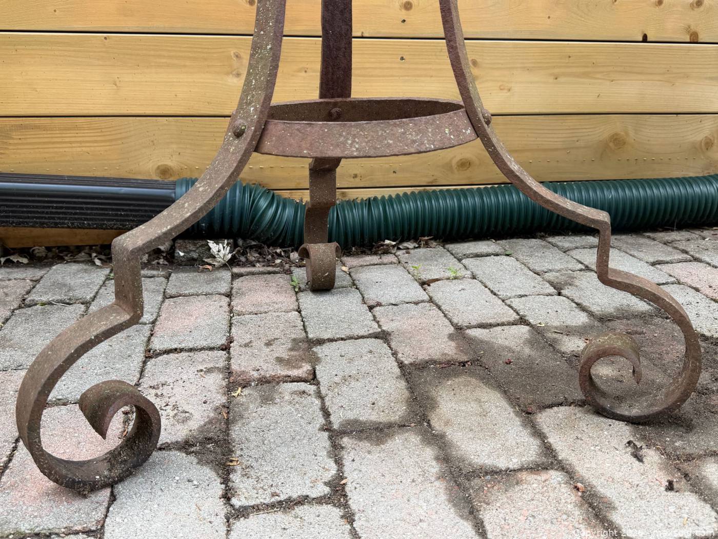 5ft wrought iron plant stand | Maxsold
