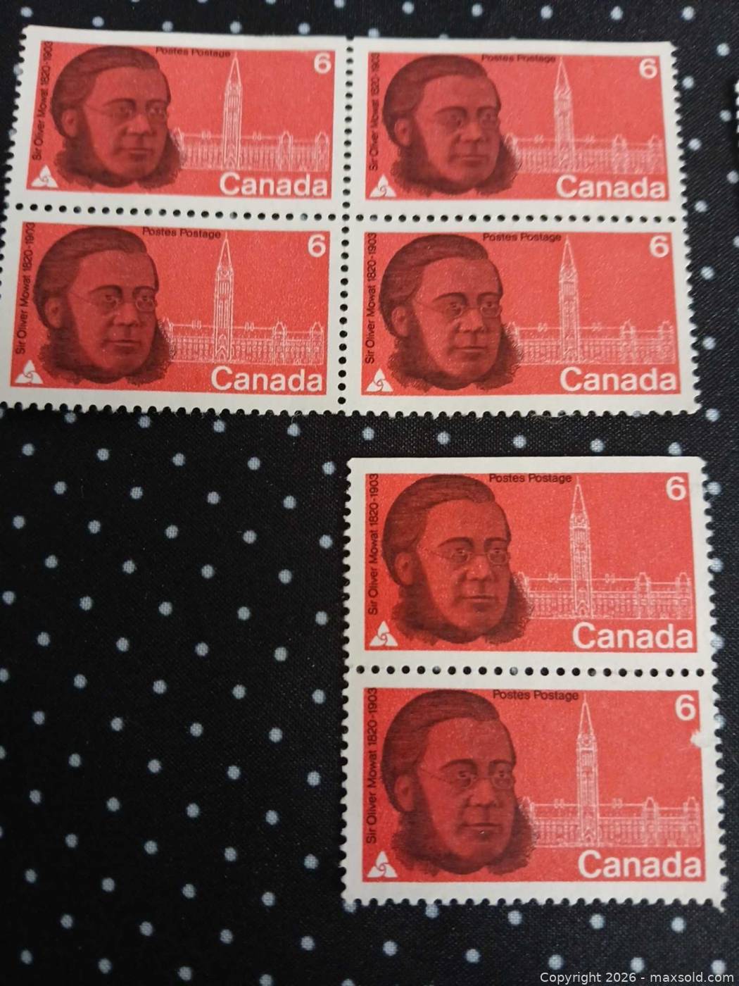 Canada 6¢ and 8¢ definitive postage stamps, 10 unused | Maxsold