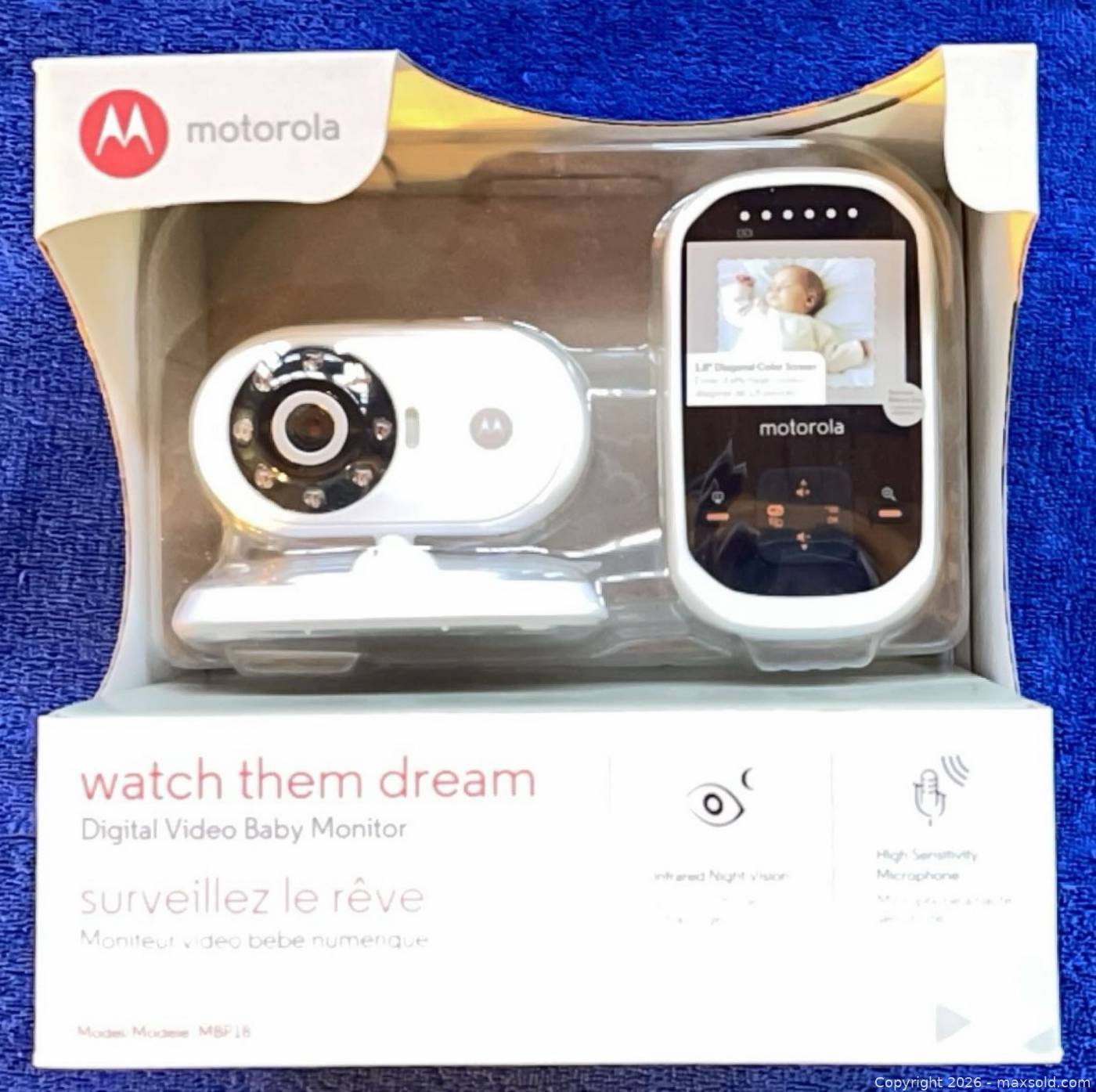 Motorola MBP18 Digital Video Baby Monitor | Maxsold