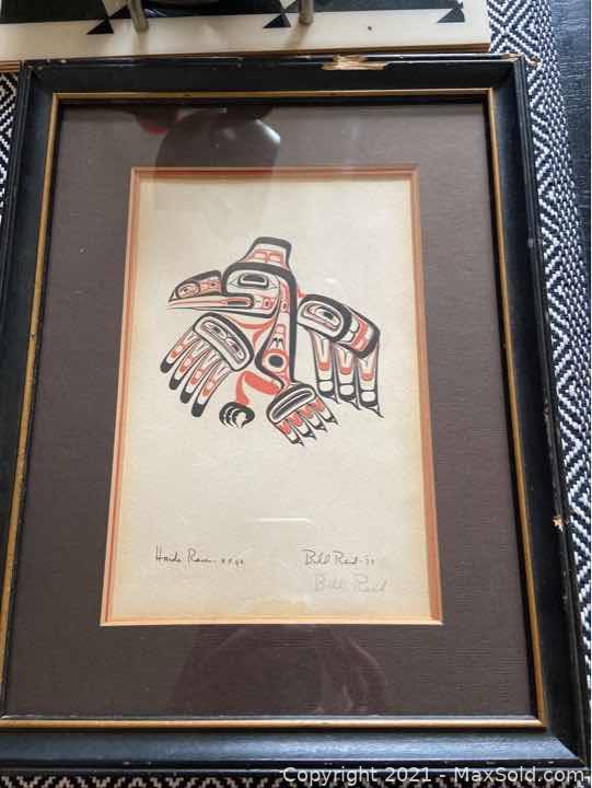 Bill Reid 1972 Haida Raven Silkscreen Print | Maxsold