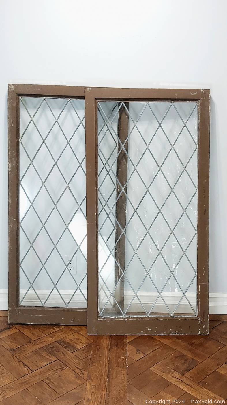 Reclaimed Vintage Leadlight Casement Windows from 1930s | Maxsold