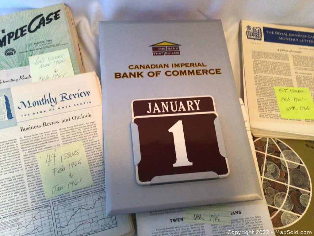 Vintage Canadian Imperial Bank of Commerce Perpetual Calendar and ...