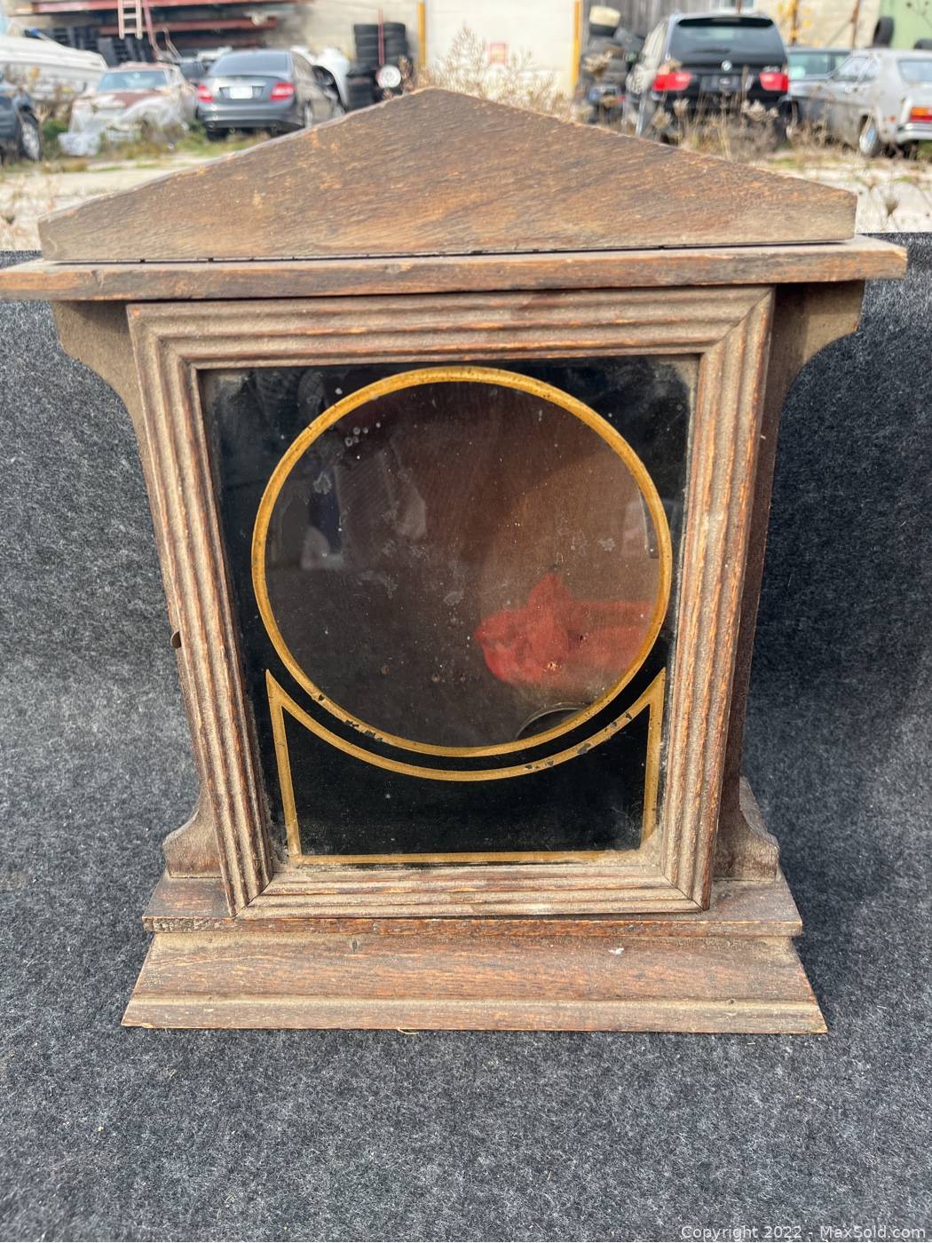 Antique Wood Clock Case | Maxsold