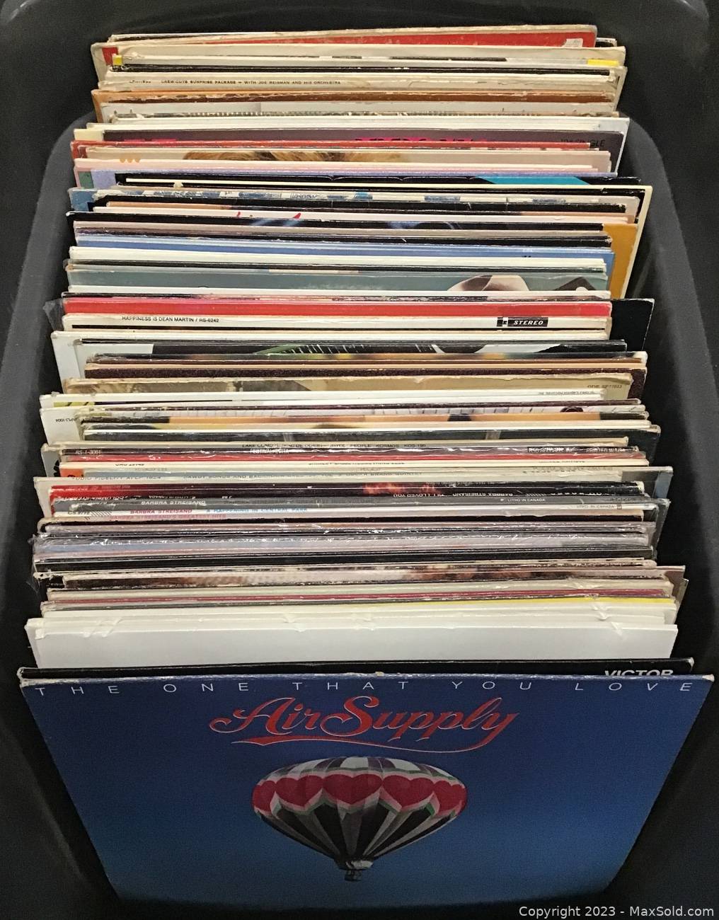 Lot of Over 100 Vinyl Records Various Artists Genres Untested | Maxsold