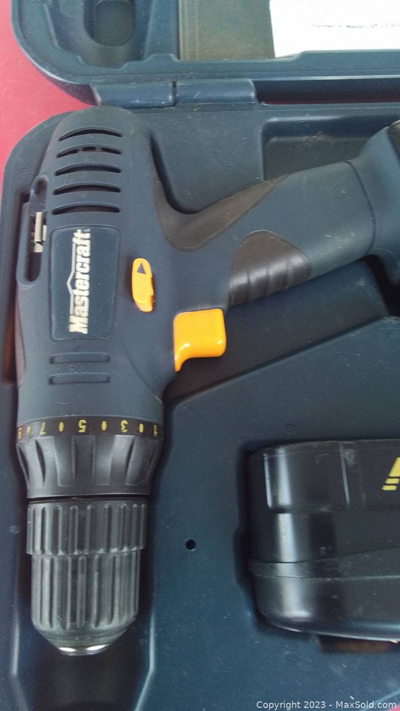 Mastercraft Cordless Drill Kit with Case, Battery, Charger | Maxsold