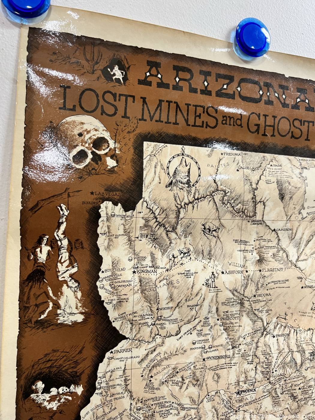 Vintage Arizona Lost Gold Mines and Ghost Towns Posters | Maxsold