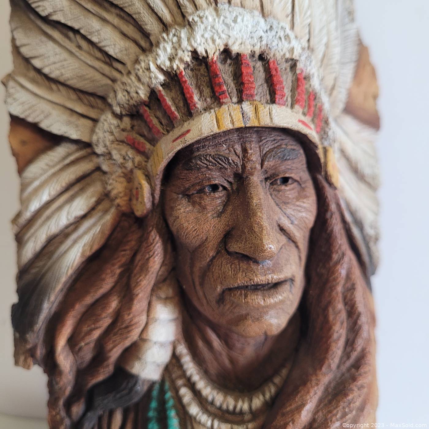 Vintage Neil J Rose Native American Limited Edition Wall Sculpture ...