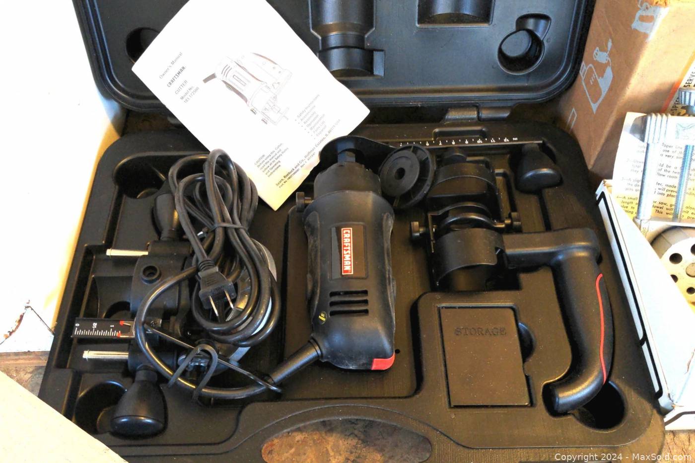 Craftsman Cutter, Vintage Sabre Saw, Doweling Jig, Soldering Iron, and ...