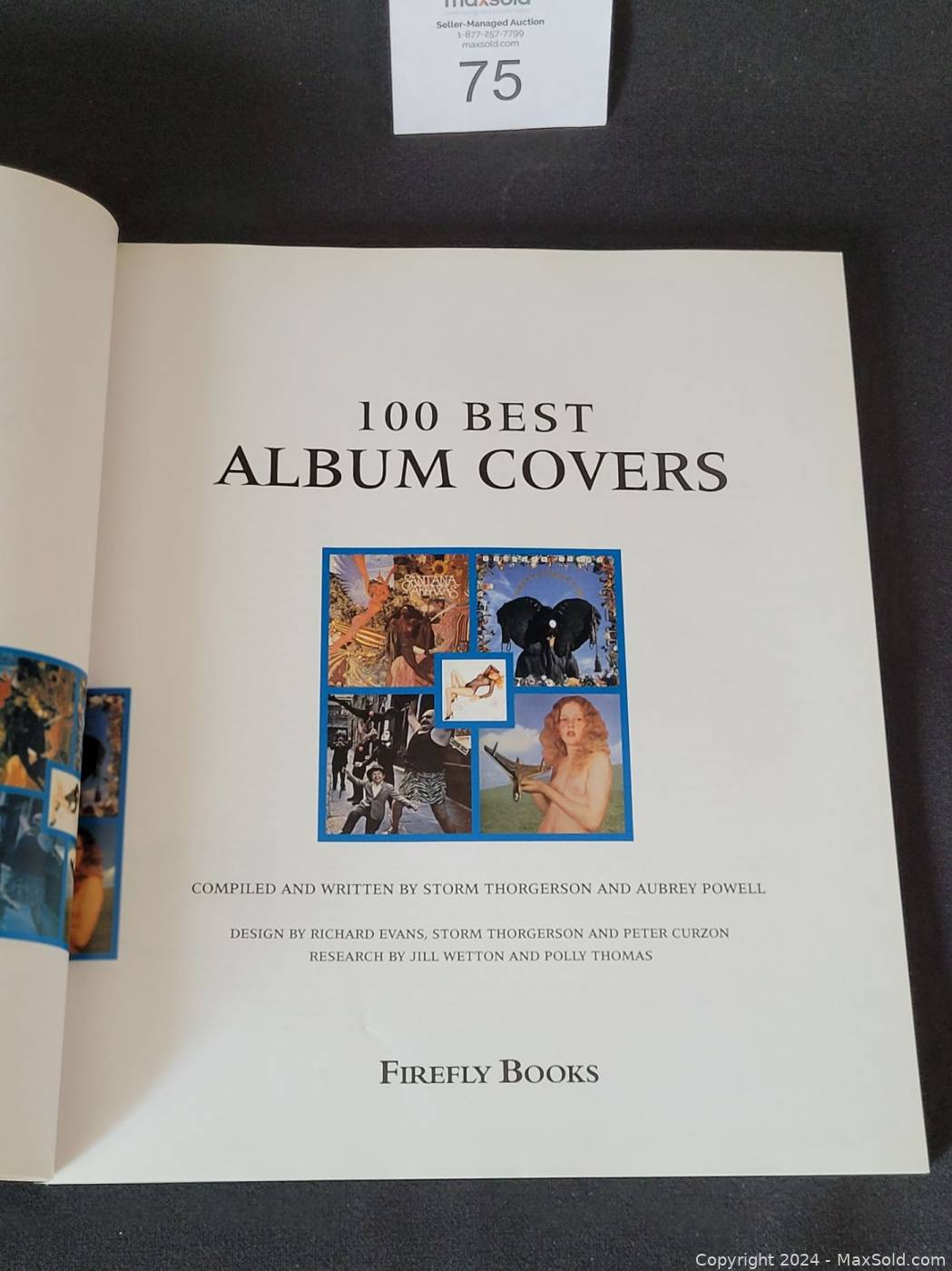 100 Best Album Covers Book by Storm Thorgerson & Aubrey Powell | Maxsold