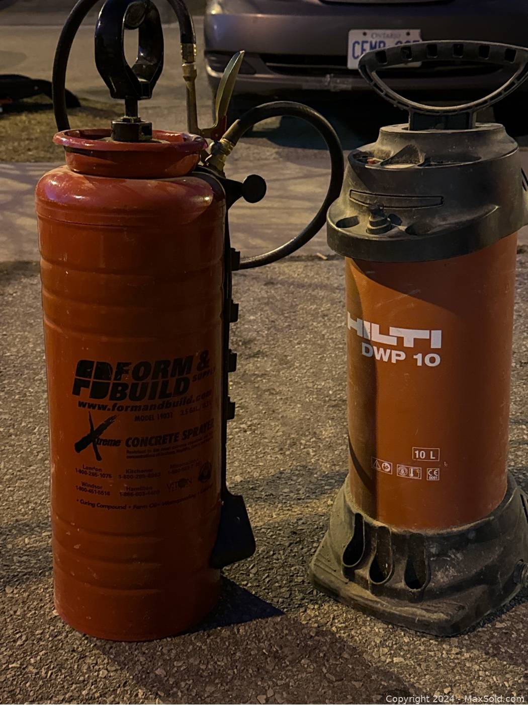 Form & Build Concrete Sprayer and Hilti DWP 10 Sprayer | Maxsold
