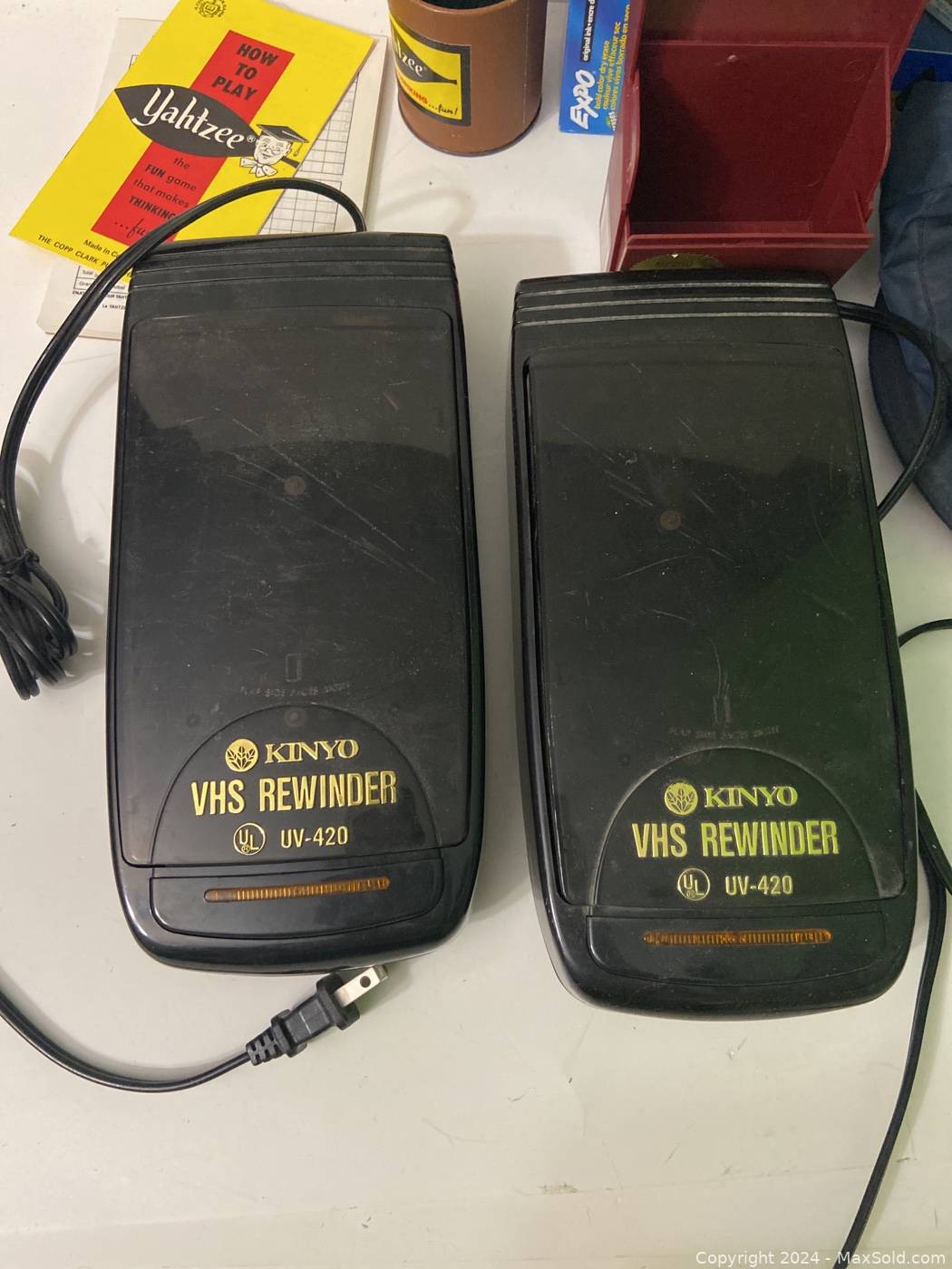 VHS Rewinders, VHS Tapes, Sailing Hat, Camera Film and More | Maxsold