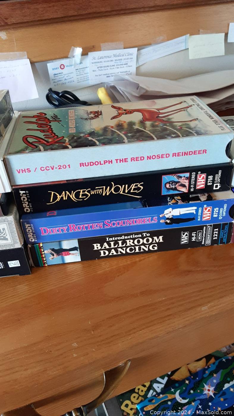 Assorted VHS Tapes Collection | Maxsold