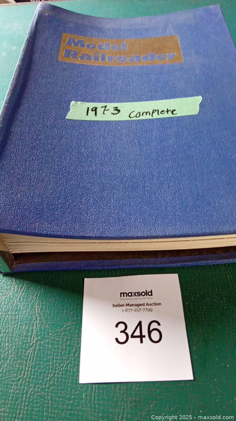Model Railroader magazines 1973 in binder | Maxsold