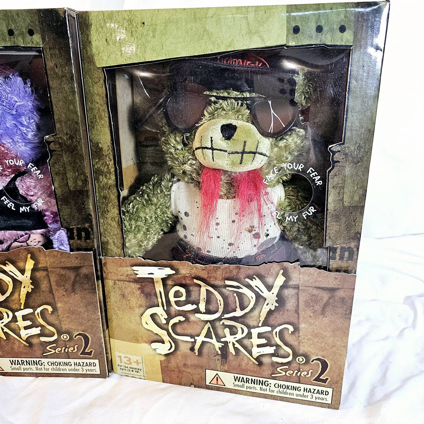 Set of Three Rare Teddy Scares Horror Dolls in Original Packaging | Maxsold