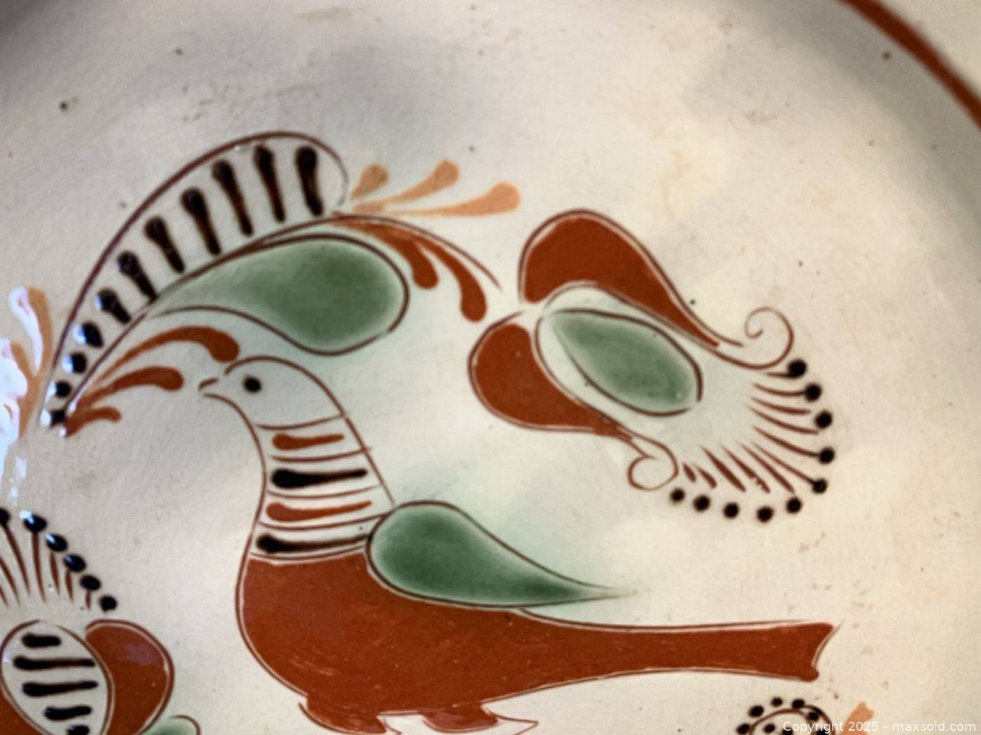 Hungarian style ceramic platter 12 inch | Maxsold