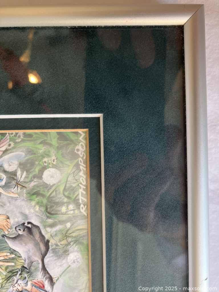 Ruth Thompson “The Four Elements” framed print | Maxsold