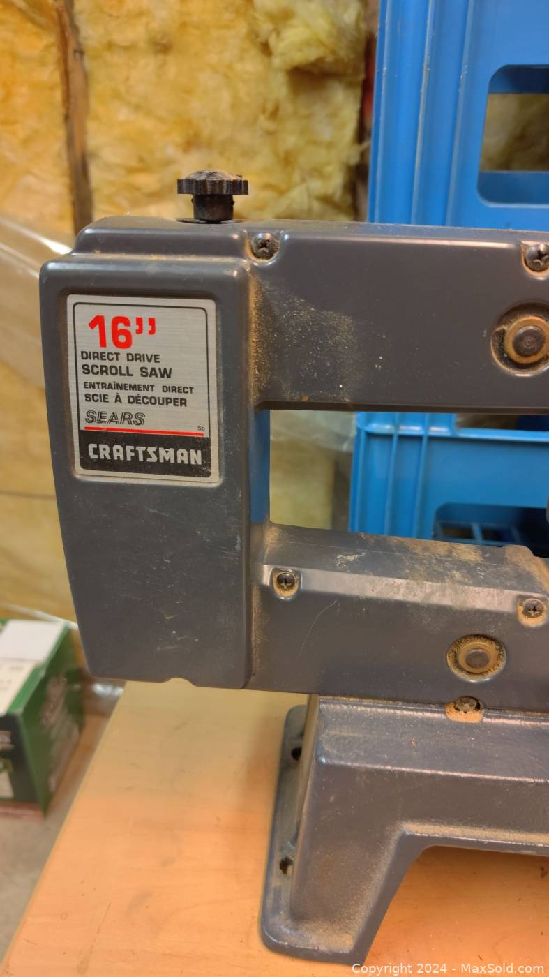 Craftsman 16-Inch Direct Drive Scroll Saw | Maxsold